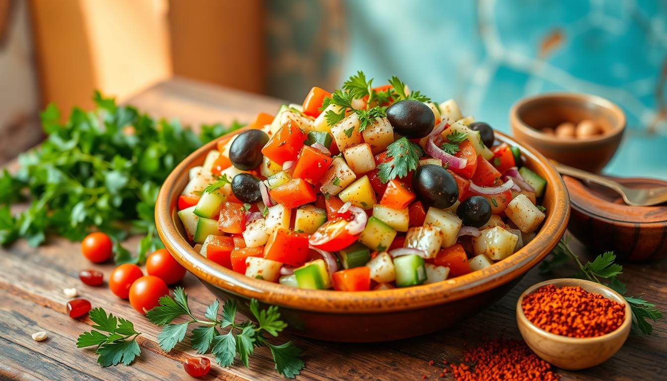 delicious recipe, moroccan salad the Flavors of Salads