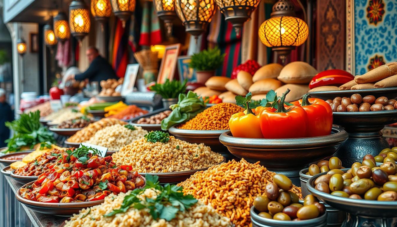 Delicious moroccan cuisine vegetarian